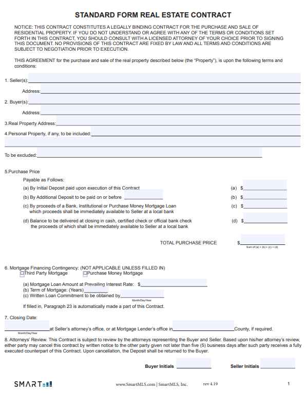 Standard Form Contract The SmartDesk